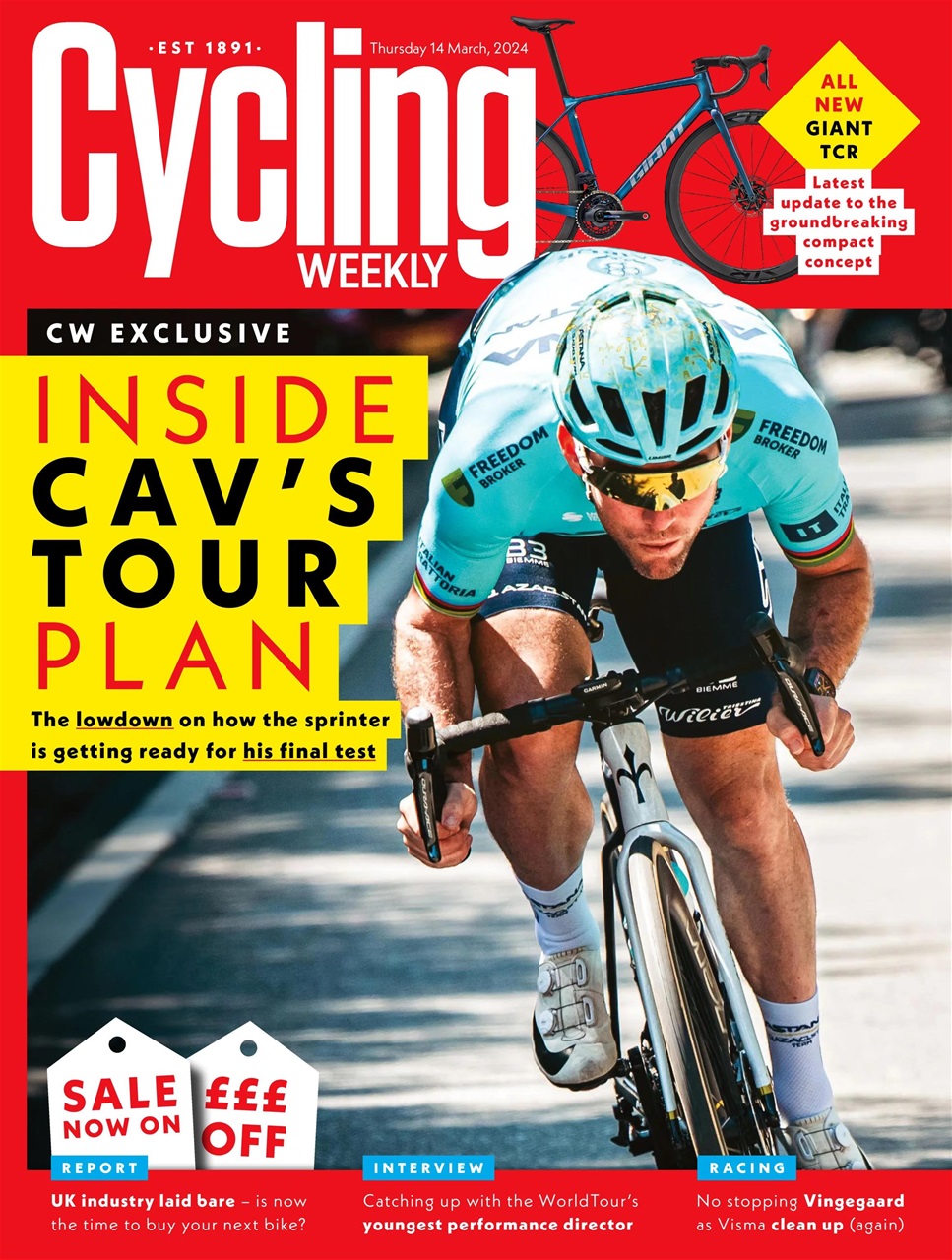 Cycling Weekly Magazine - 14 Mar 2024 Back Issue