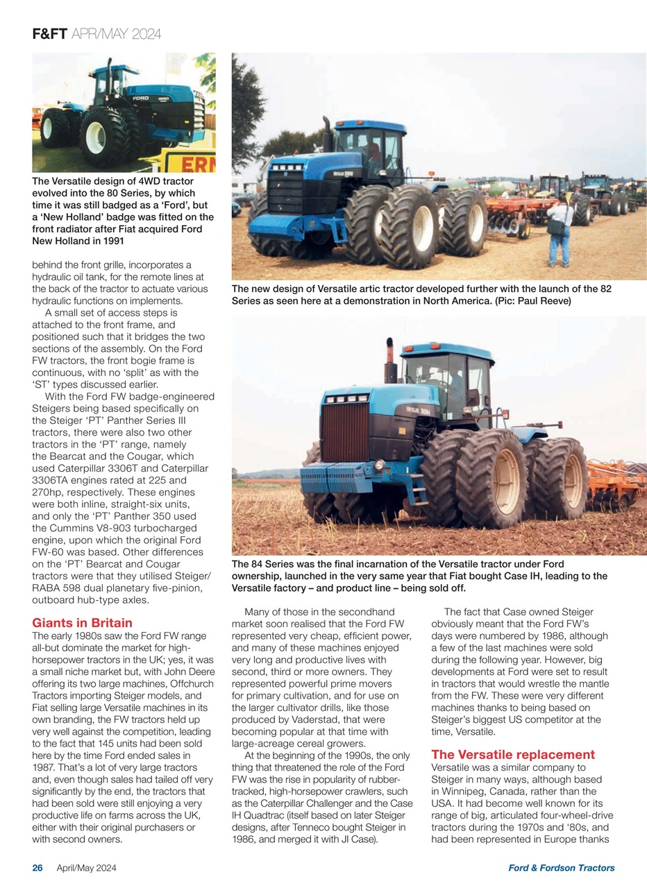 Ford & Fordson Magazine - April/May 2024 Back Issue