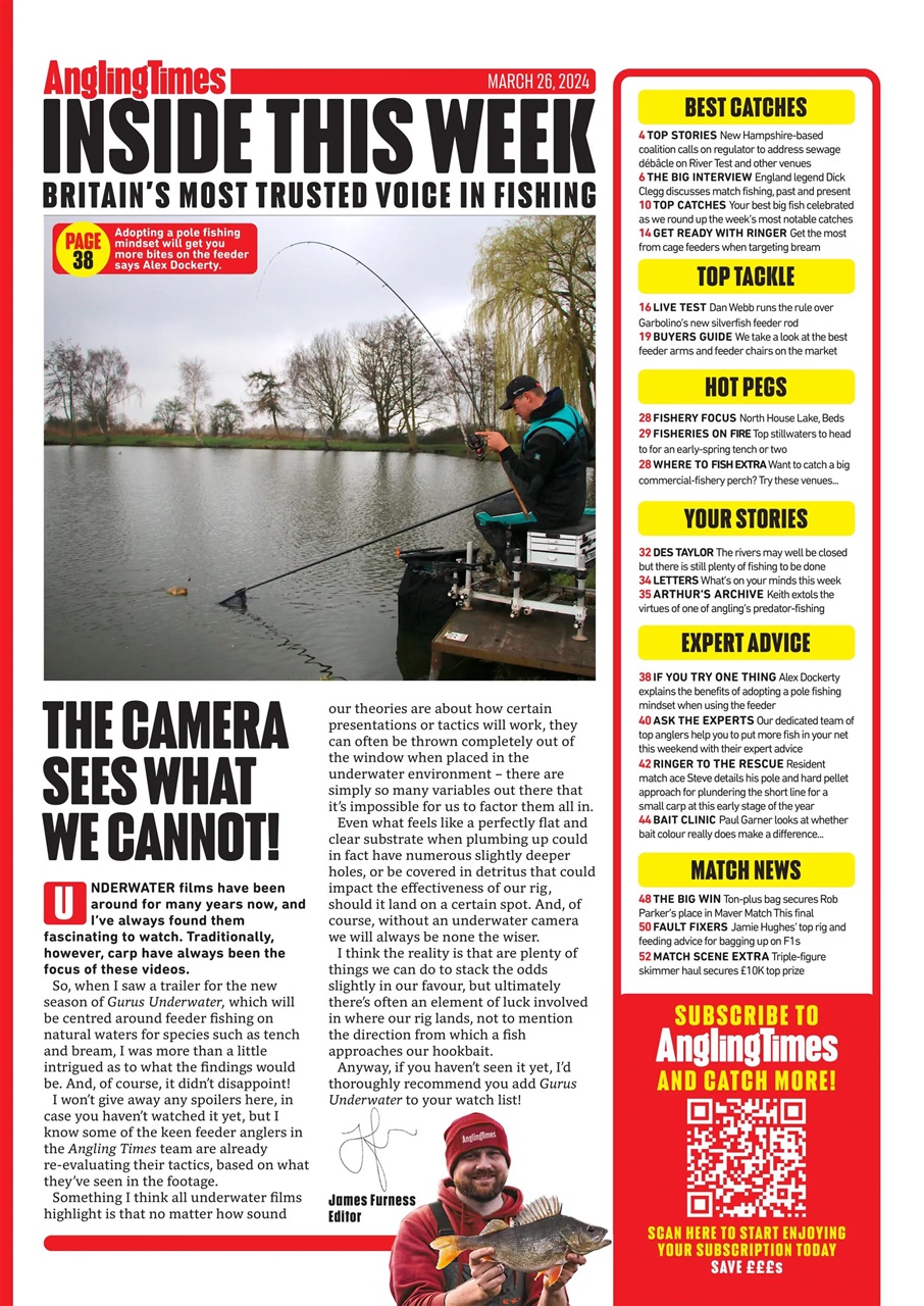 Angling Times Magazine - 26-Mar-2024 Back Issue