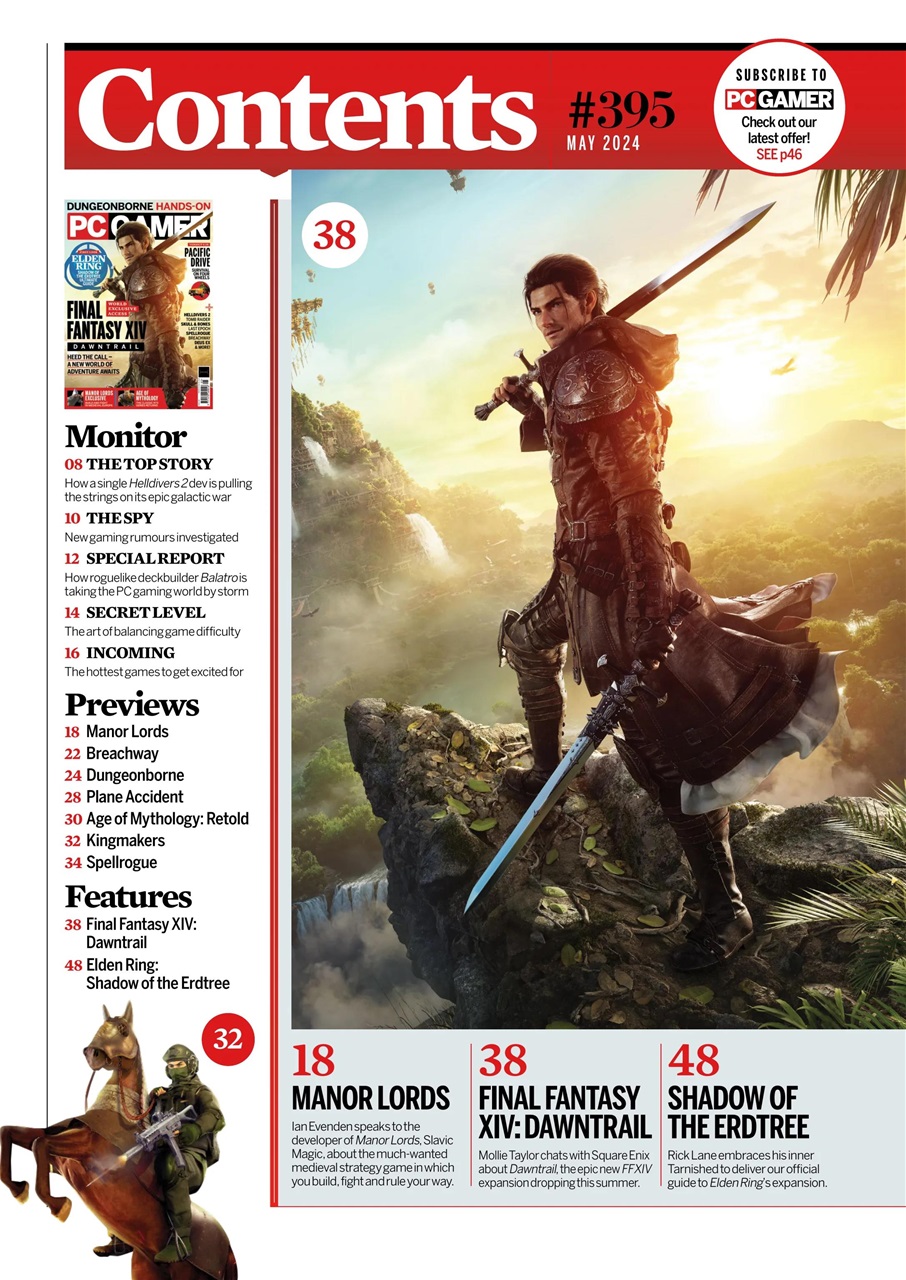 PC Gamer (UK Edition) Magazine - May 2024 Back Issue