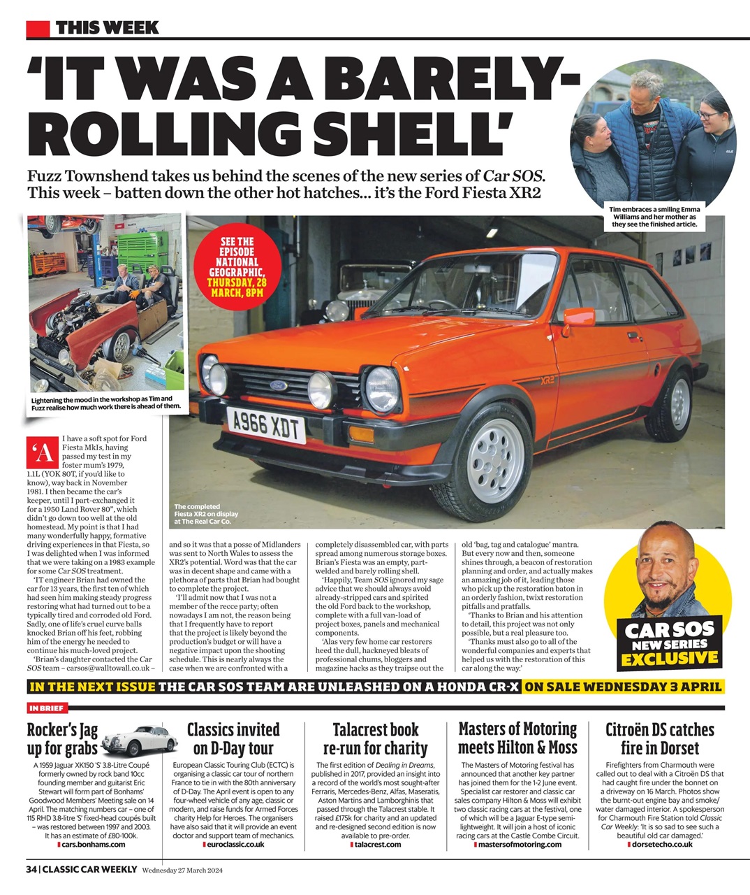 Classic Car Weekly Magazine - 27-Mar-2024 Back Issue