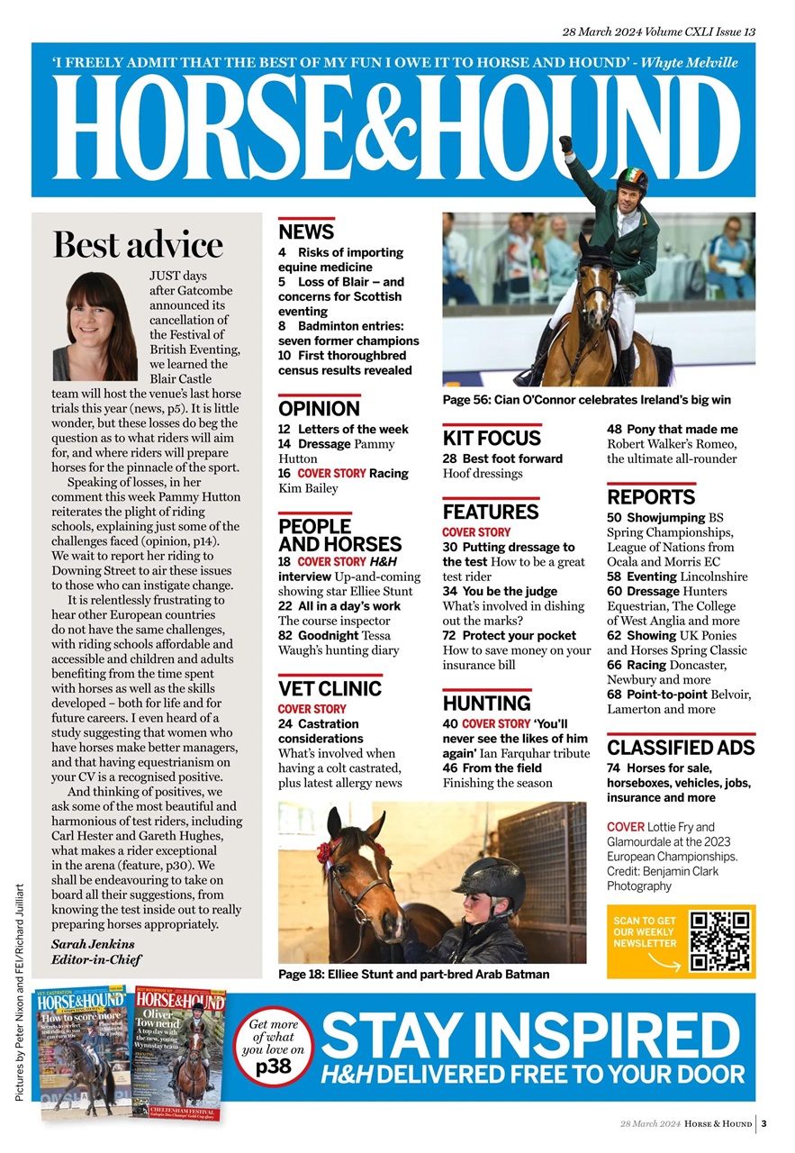 Horse & Hound Magazine - 28 March 2024 Back Issue