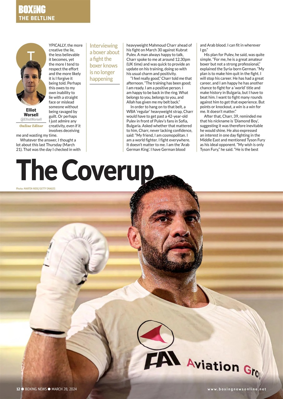 Boxing News Magazine - 28-Mar 2024 Back Issue