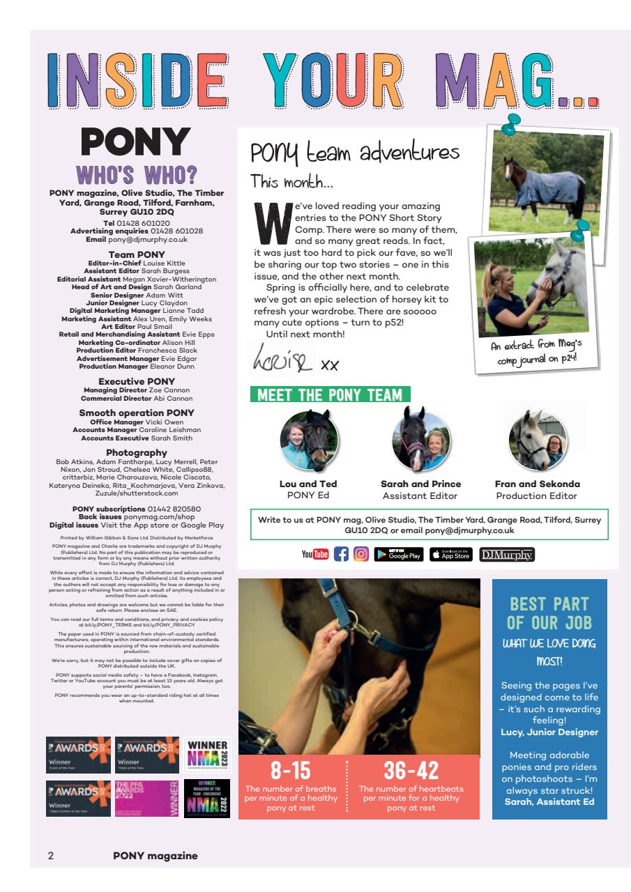 Pony Magazine - PONY Magazine – May 2024 Back Issue