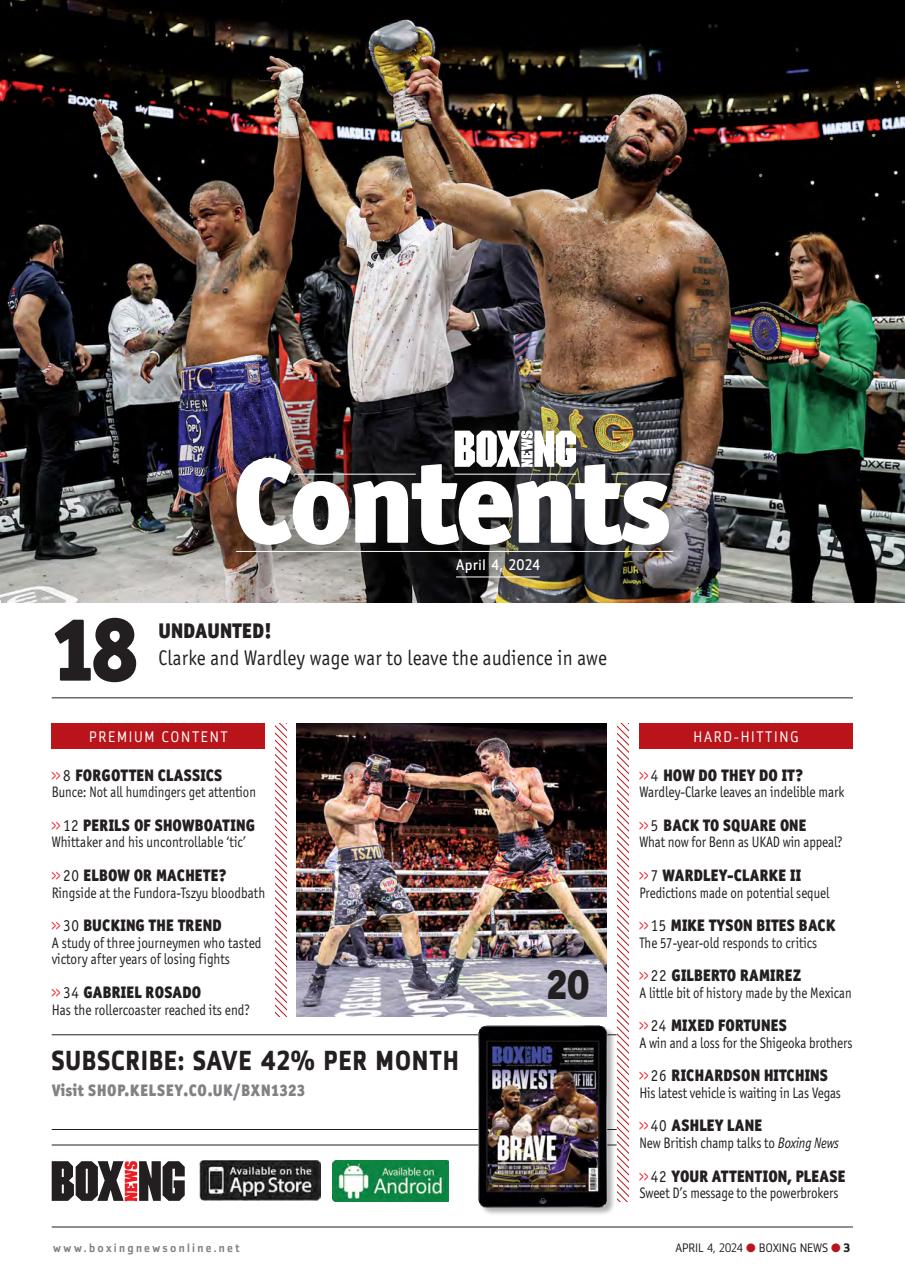 Boxing News Magazine - 4-Apr 2024 Back Issue