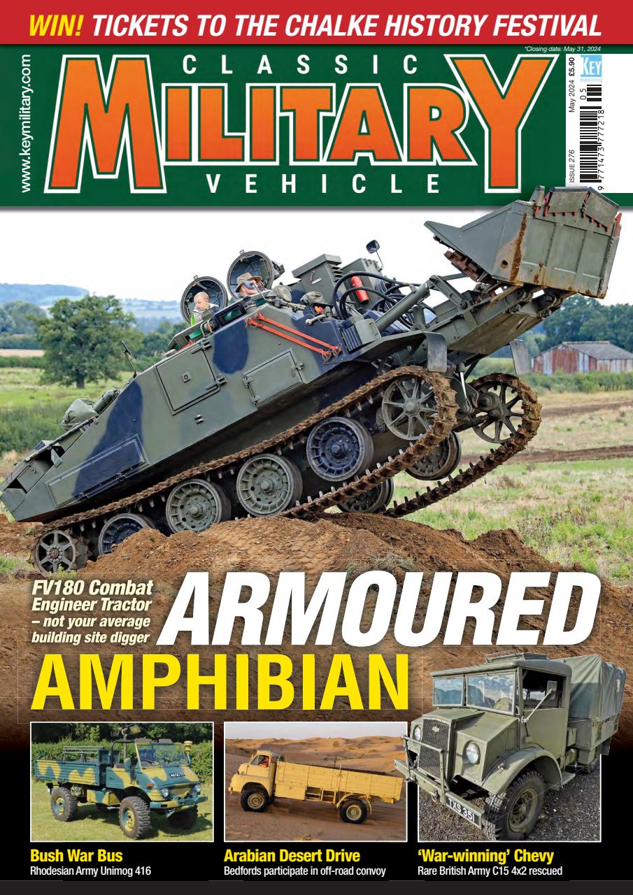 Classic Military Vehicle Magazine - May 2024 Back Issue