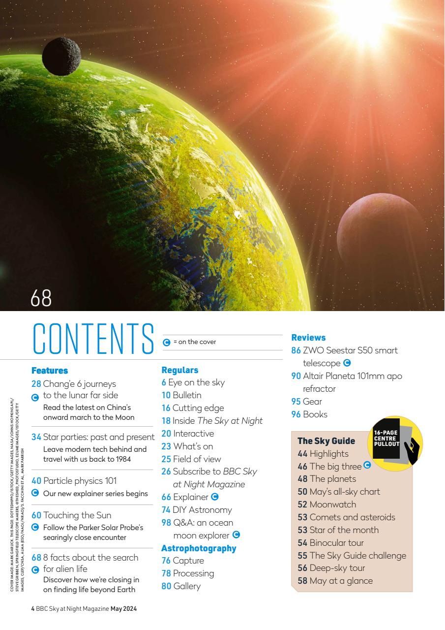 BBC Sky at Night Magazine - May 2024 Back Issue