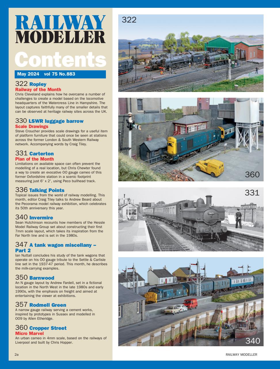 Railway Modeller Magazine - May 2024 Back Issue
