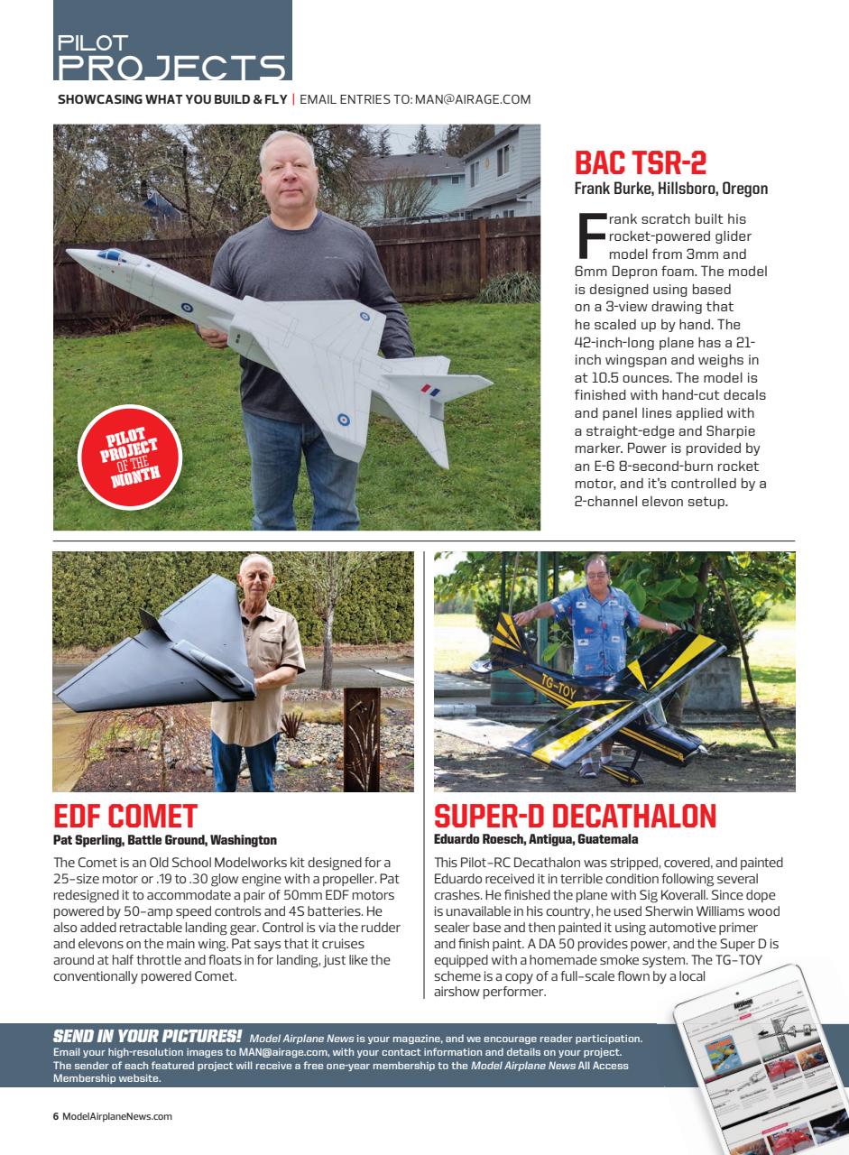 Model Airplane News Magazine - May / June 2024 Back Issue