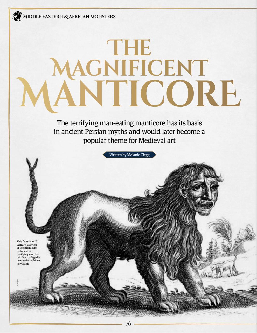 About History Bookazine - Monsters & Mythical Beasts 4th Ed. Back Issue