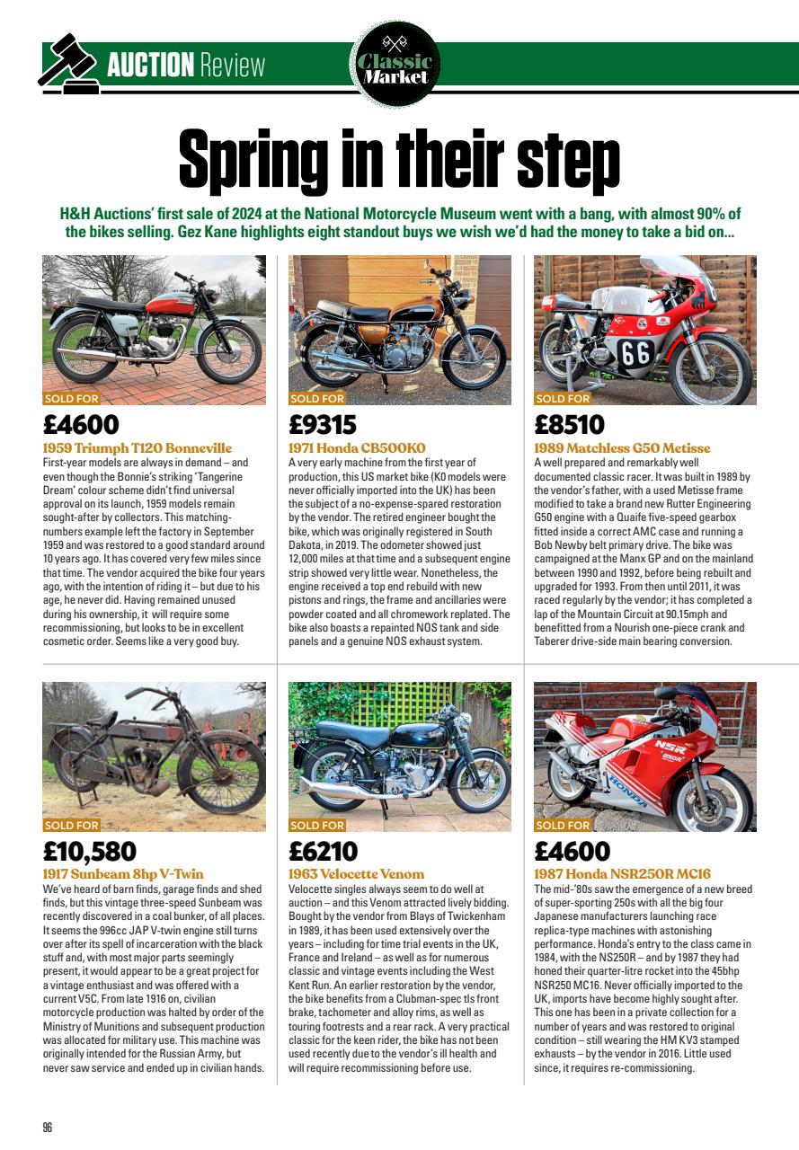 Classic Bike Magazine - May-24 Back Issue