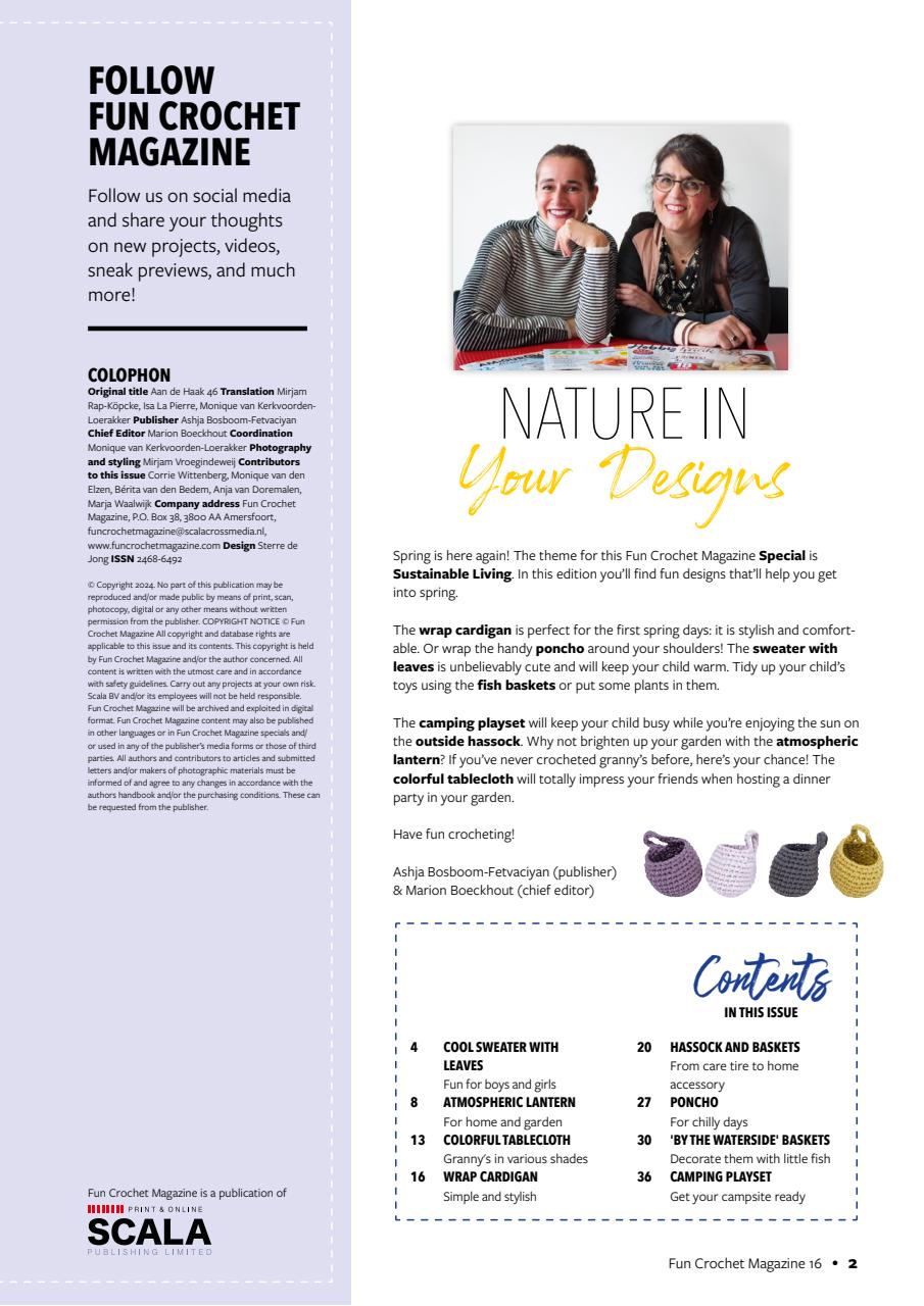 Fun Crochet Magazine Subscriptions and Fun Crochet Magazine 16 Issue