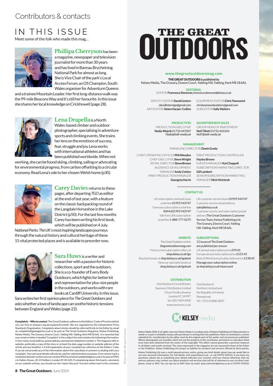 TGO - The Great Outdoors Magazine - Jun-24 Back Issue