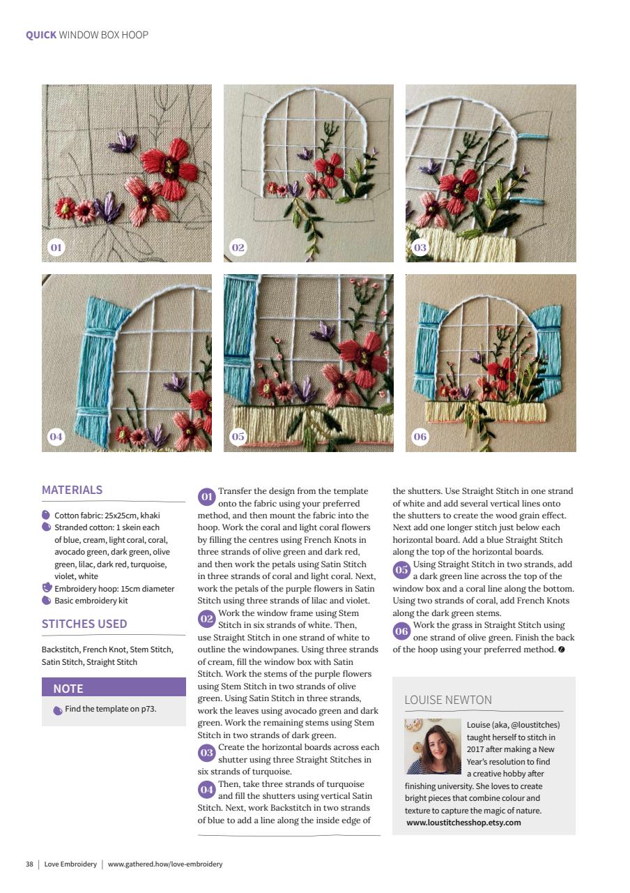 Love Embroidery Magazine Subscriptions and 53 Issue