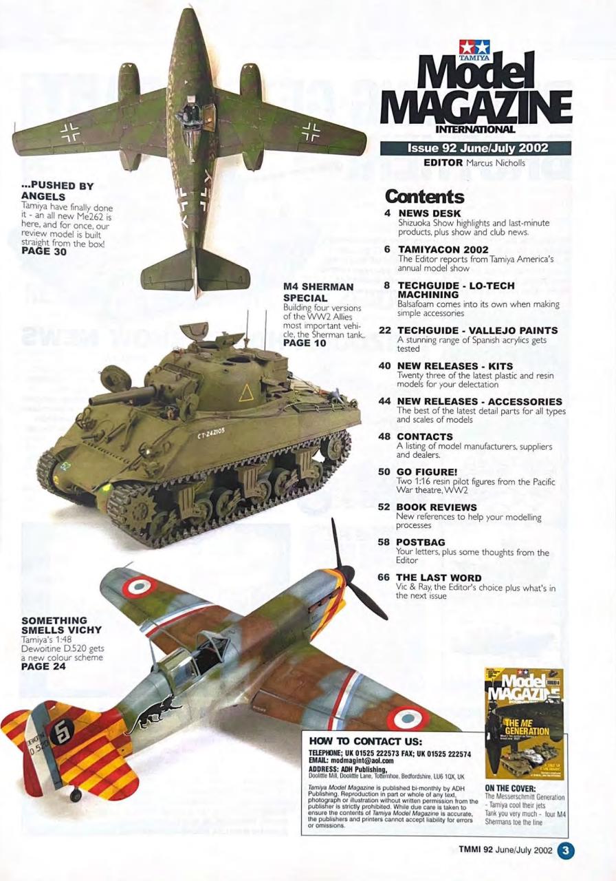 Tamiya Model Magazine - 092 Back Issue