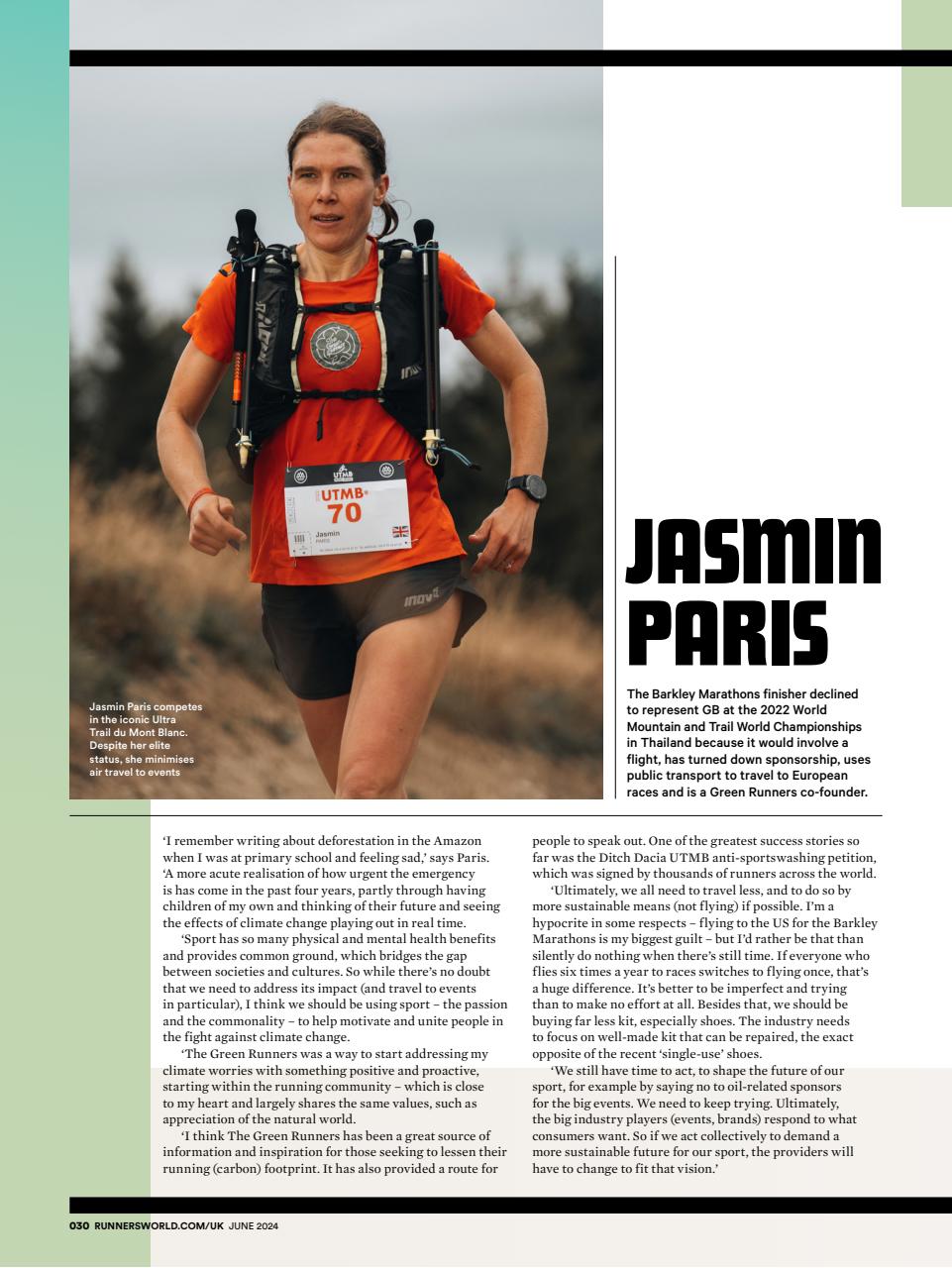 Runner's World Magazine Subscriptions and Jun-24 Issue