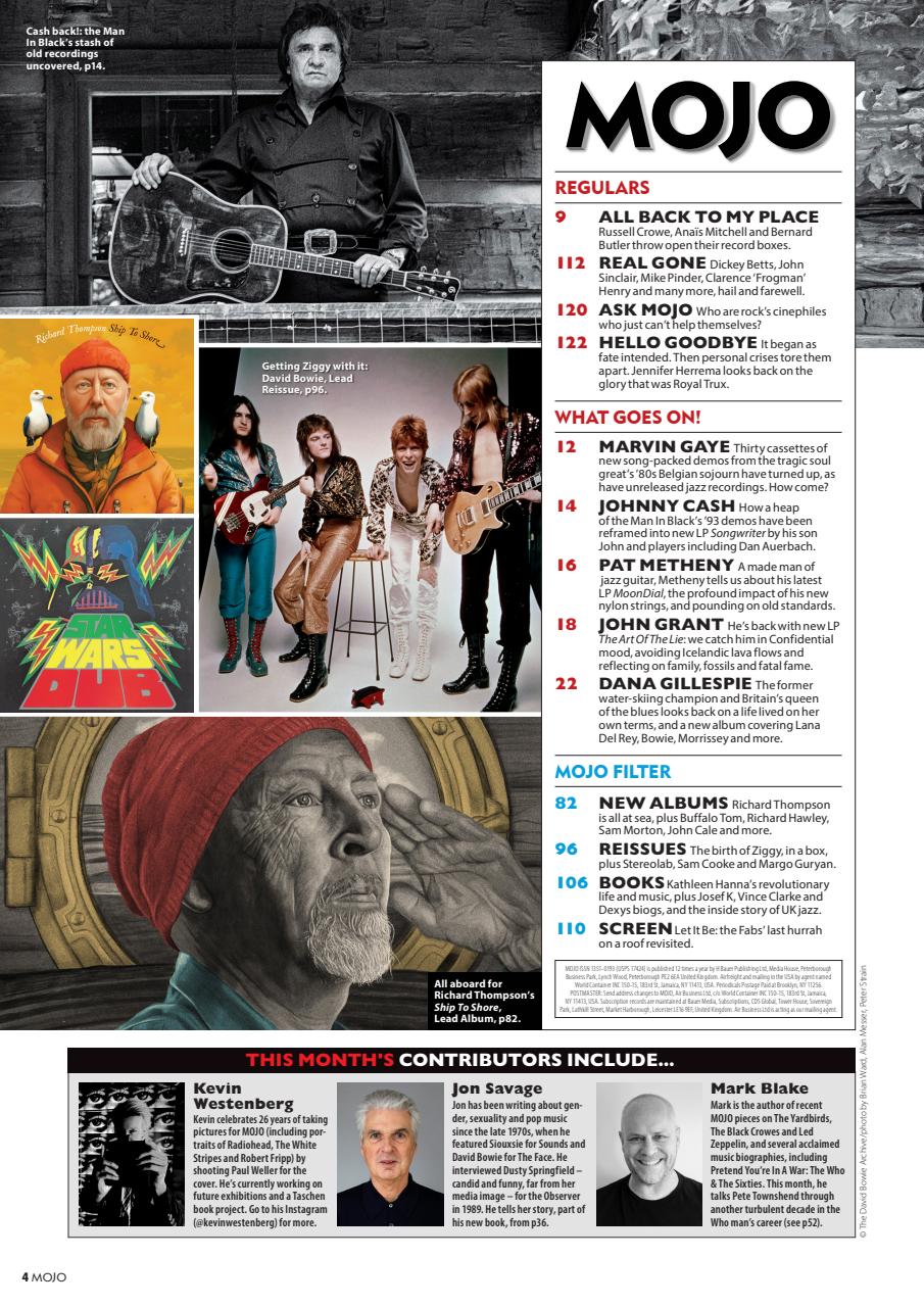 Mojo Magazine Subscriptions and Jul-24 Issue