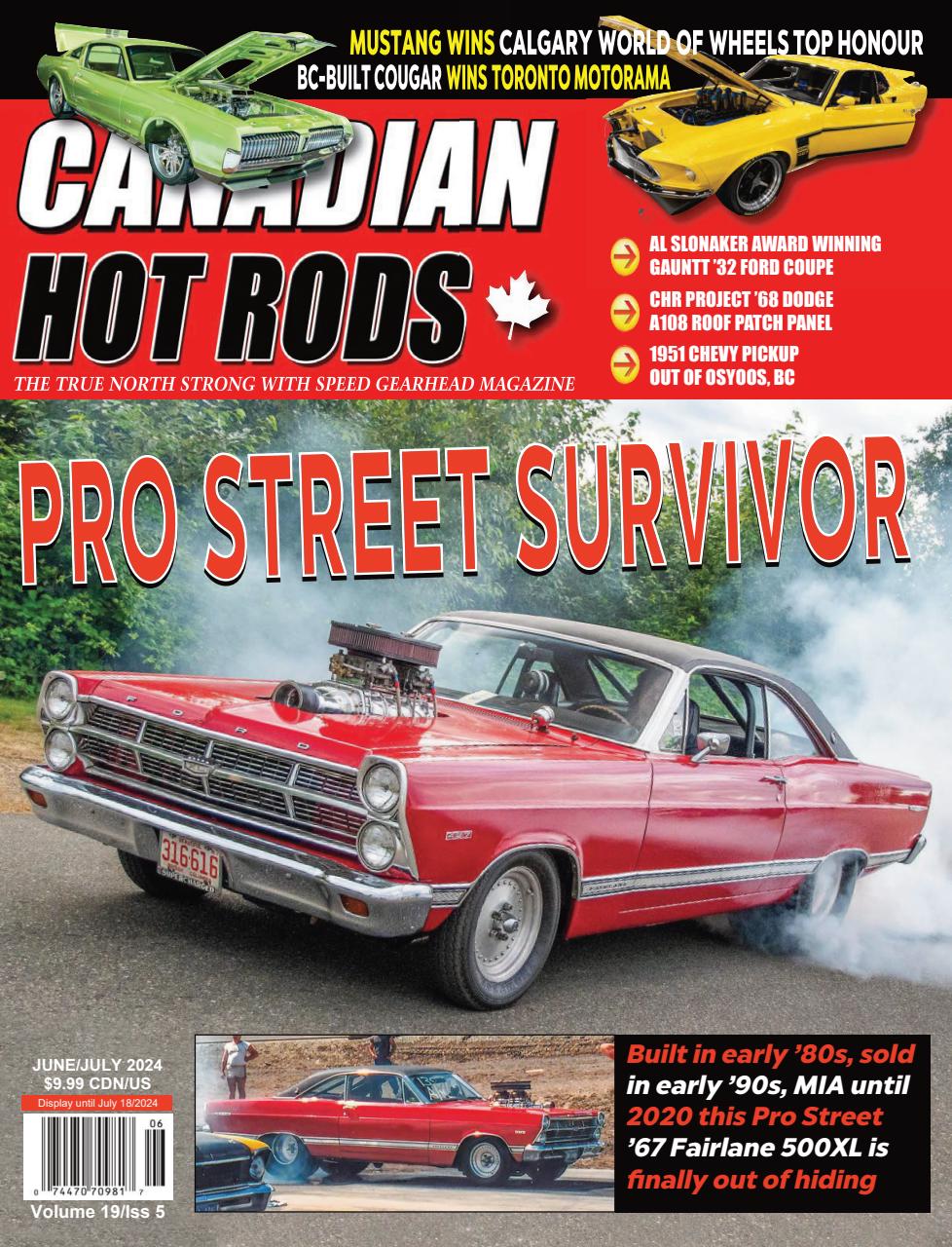 Canadian Hot Rods Magazine Subscriptions and JUNE/JULY 2024 Issue