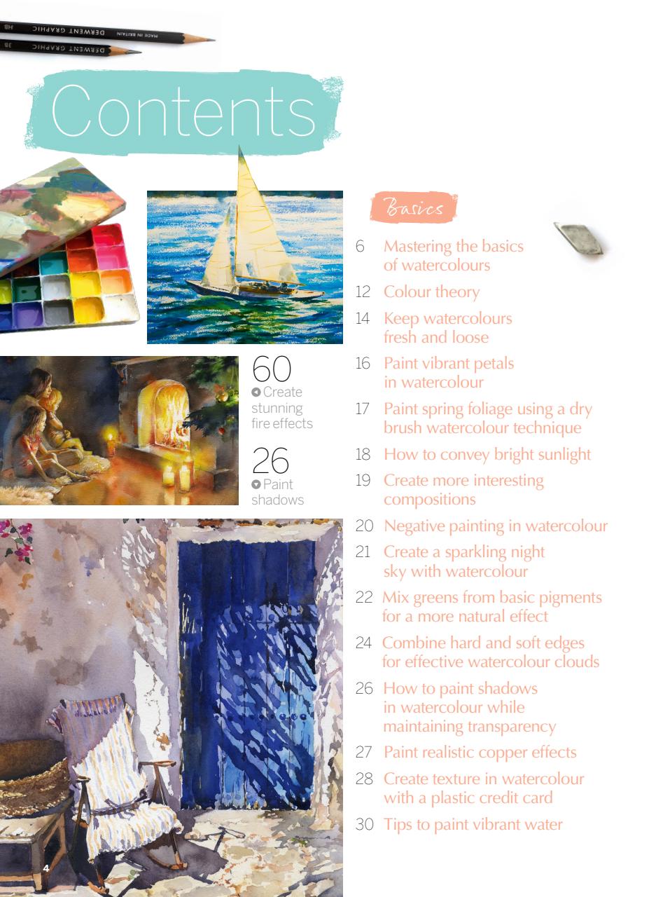 Creative Bookazine - Paint & Draw: Watercolours Sixth Edition Back Issue