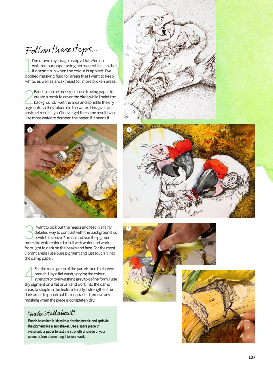Creative Bookazine - Paint & Draw: Watercolours Sixth Edition Back Issue