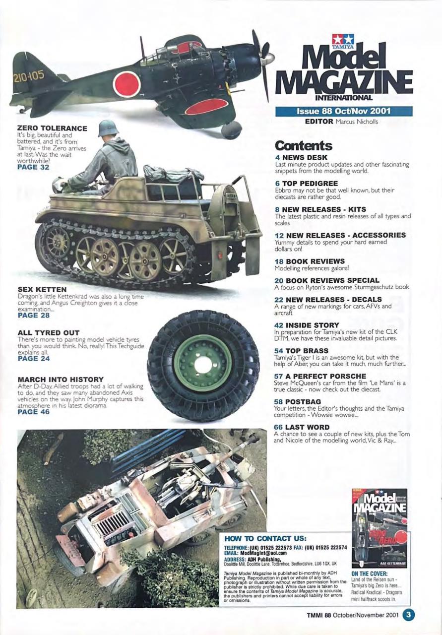 Tamiya Model Magazine - 088 Back Issue
