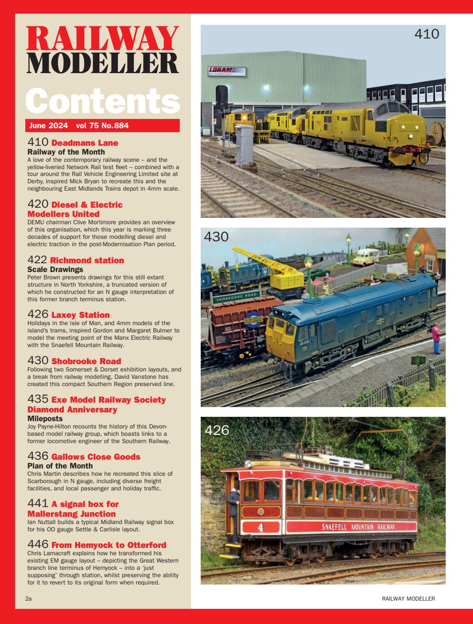 Railway Modeller Magazine Subscriptions and June 2024 Issue