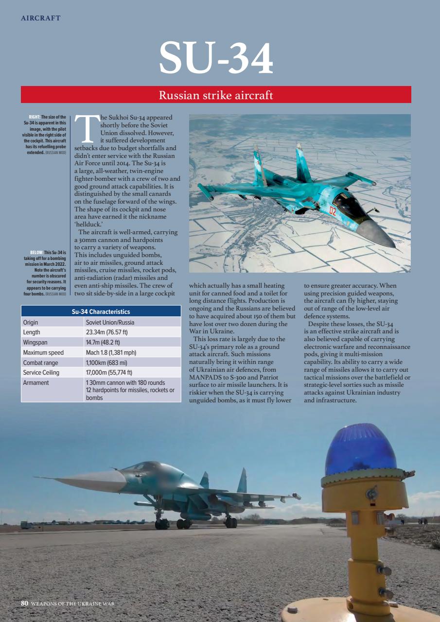 Aviation Specials Magazine - Weapons of the Ukraine War Zurück Ausgabe