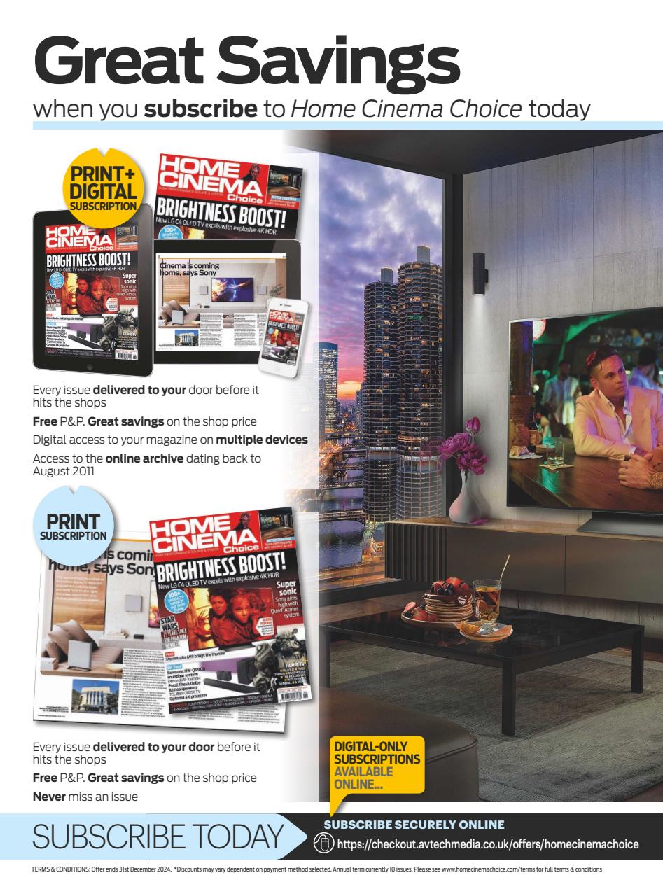 Home Cinema Choice Magazine Subscriptions and May 2024 Issue