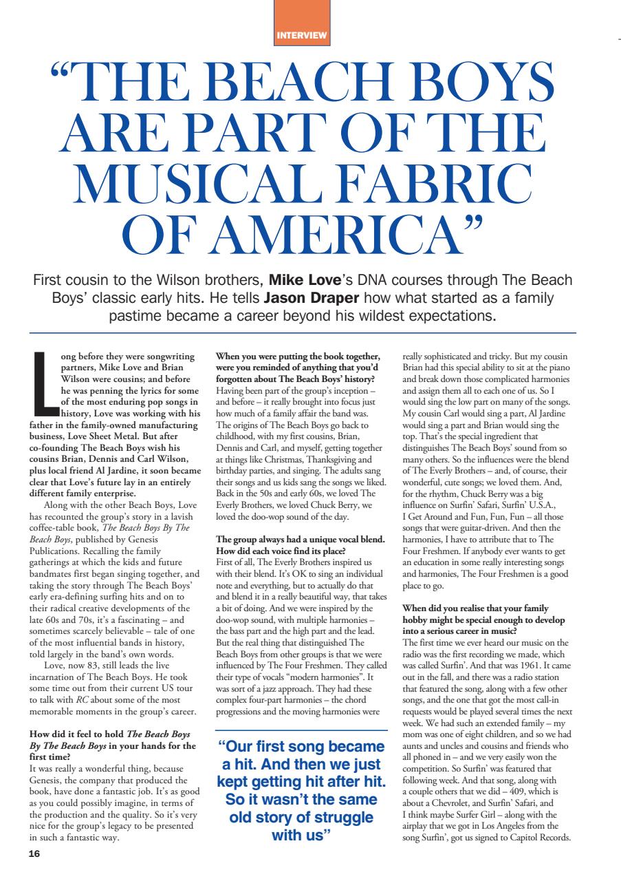 Record Collector Magazine - Record Collector Special - The Beach Boys ...