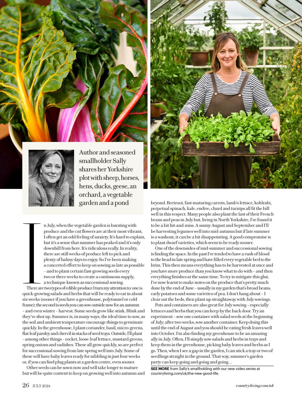 Country Living Magazine Subscriptions and Jul-24 Issue