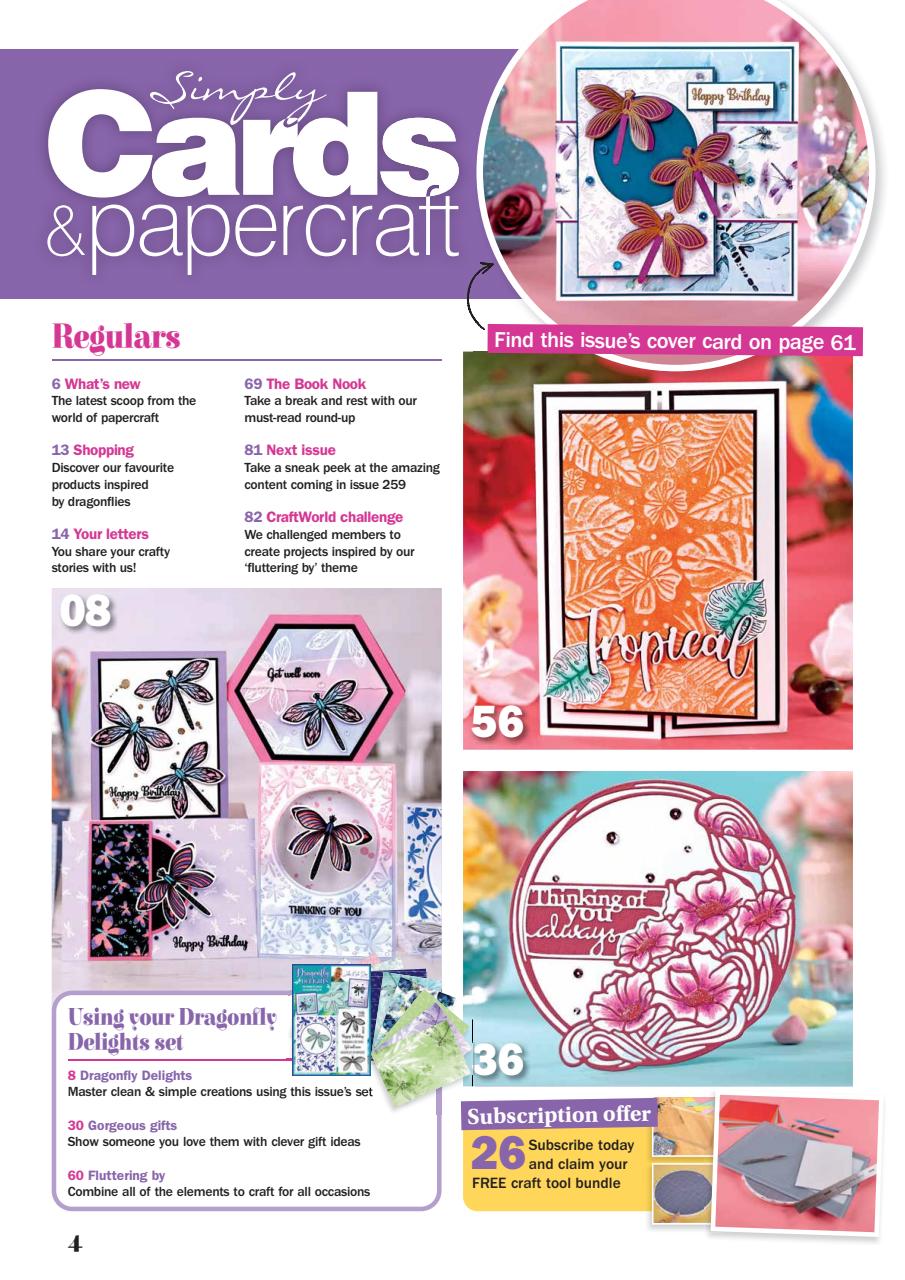 Simply Cards & Papercraft Magazine Subscriptions and Issue 258 Issue