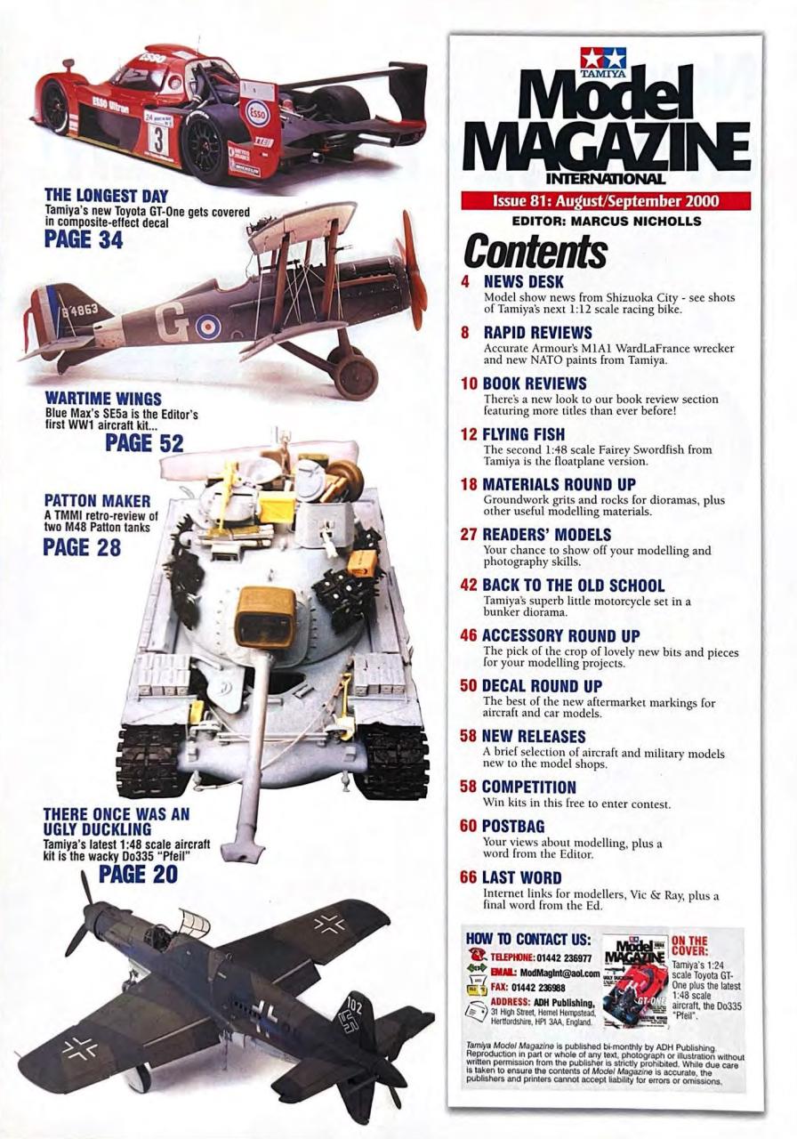 Tamiya Model Magazine - 081 Back Issue