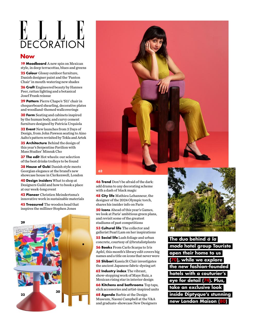 Elle Decoration Magazine Subscriptions and Jul/Aug-24 Issue