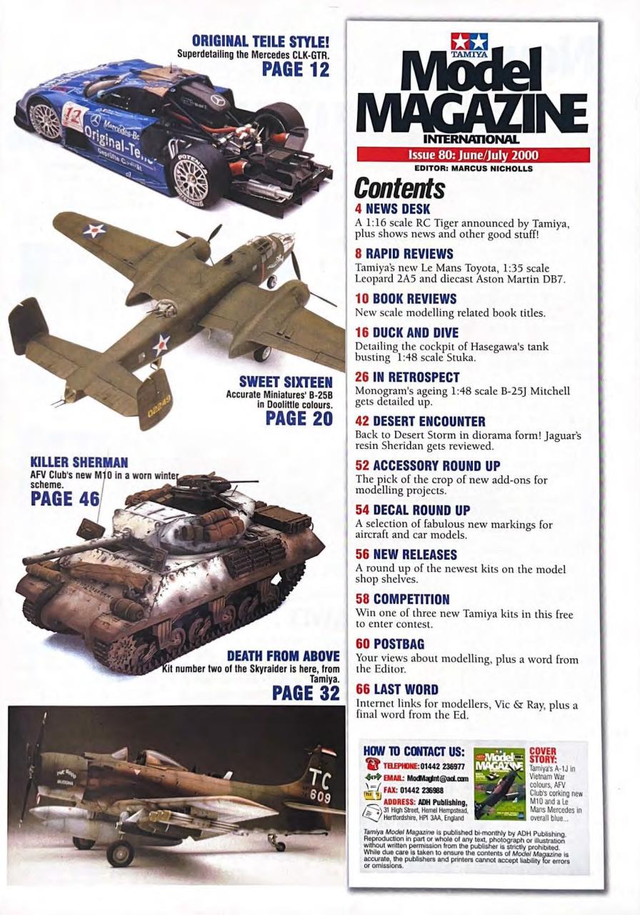 Tamiya Model Magazine - 080 Back Issue