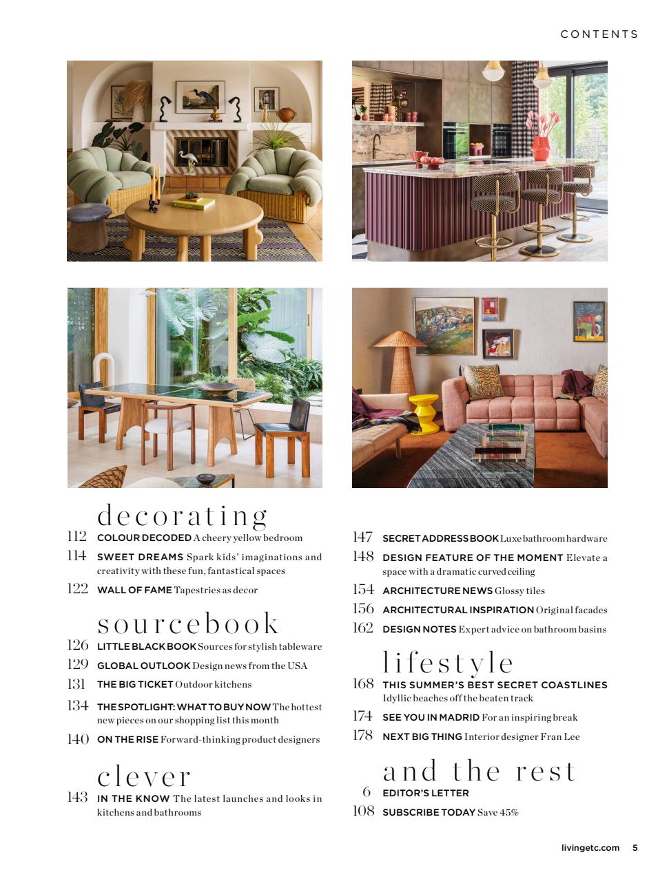 Living Etc Magazine Subscriptions and July 2024 Issue