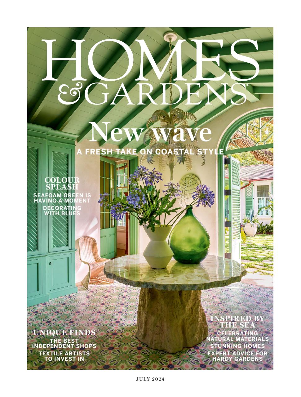 Homes & Gardens Magazine Subscriptions and July 2024 Issue