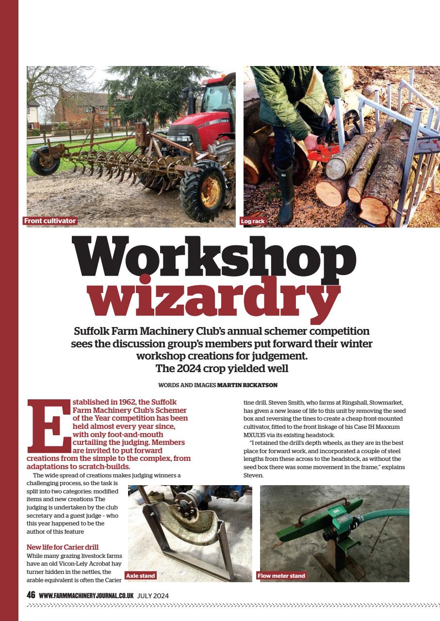 Farm Machinery Journal Magazine - July 2024 Back Issue