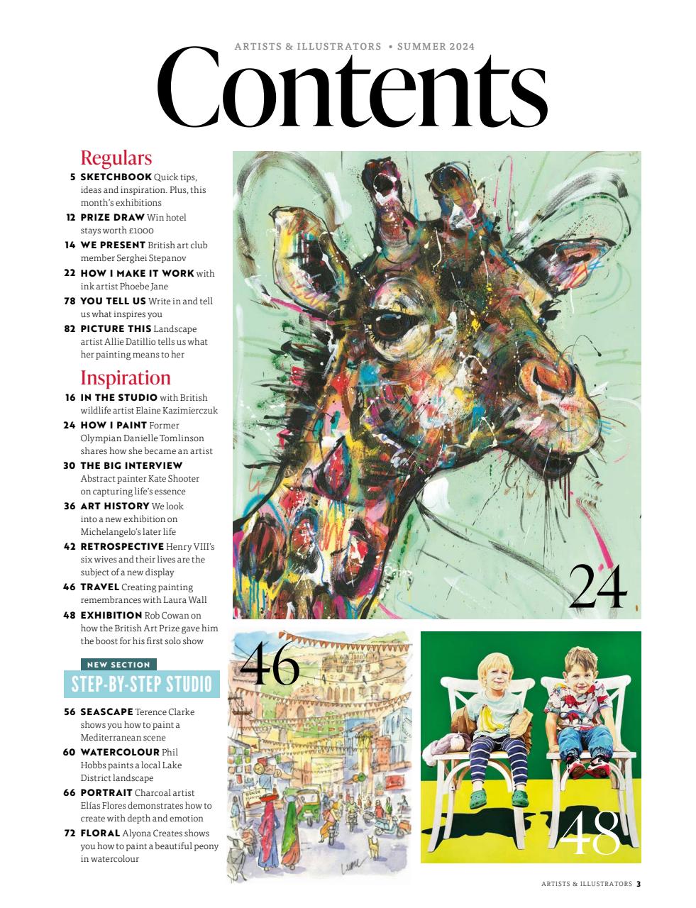 Artists & Illustrators Magazine Subscriptions and Summer 2024 Issue
