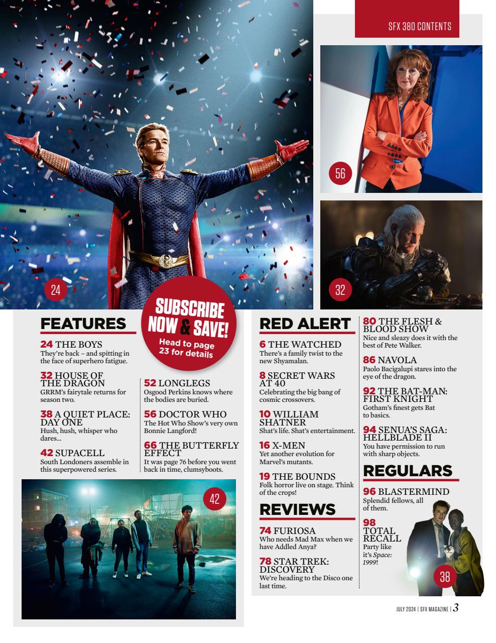 SFX Magazine Subscriptions and July 2024 Issue