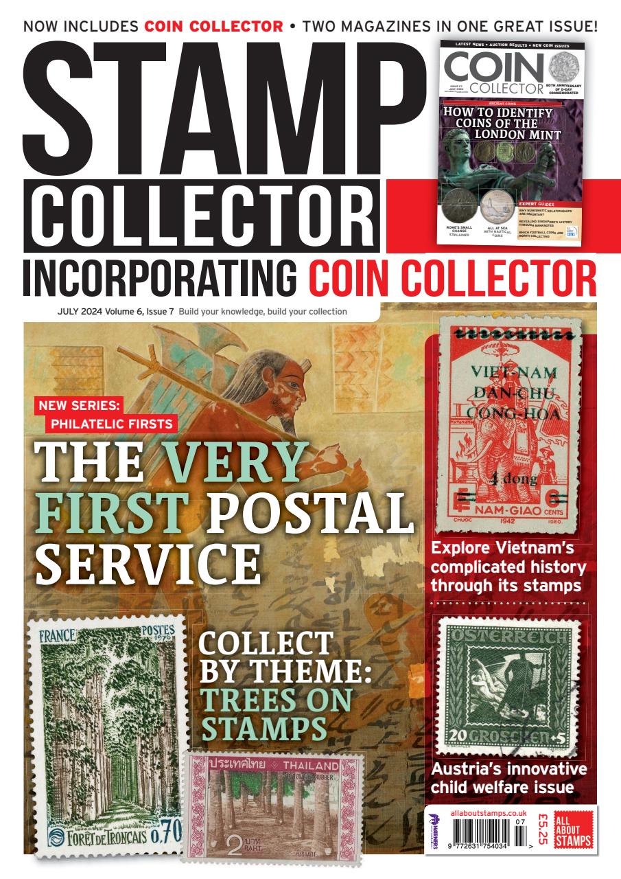 Stamp Collector Magazine Subscriptions and July 2024 Issue