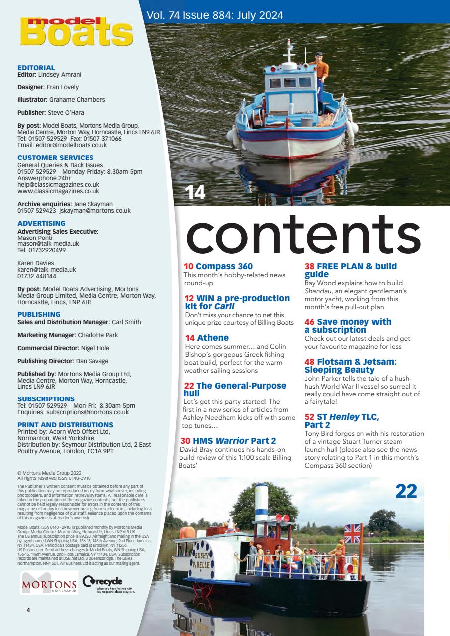Model Boats Magazine - July 2024 Back Issue