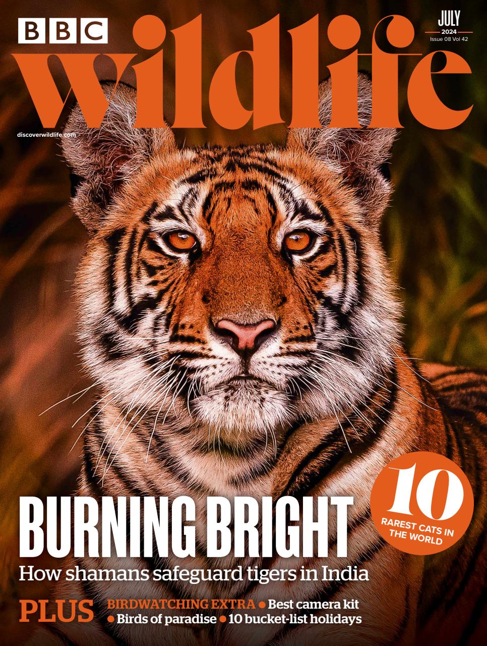 BBC Wildlife Magazine Subscriptions and July 2024 Issue