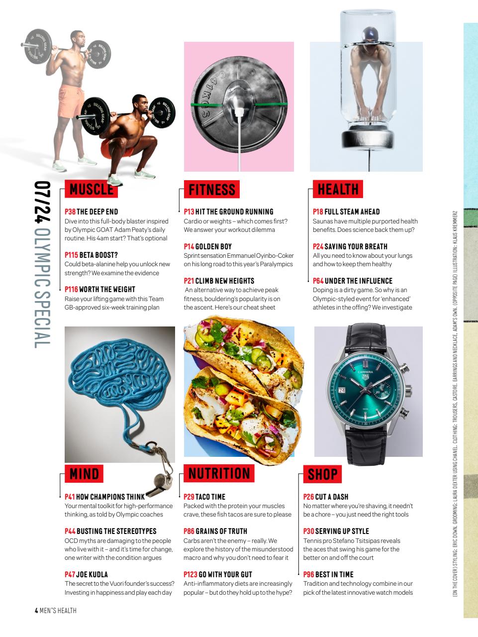 Men's Health Magazine Subscriptions and July / Aug 2024 Issue