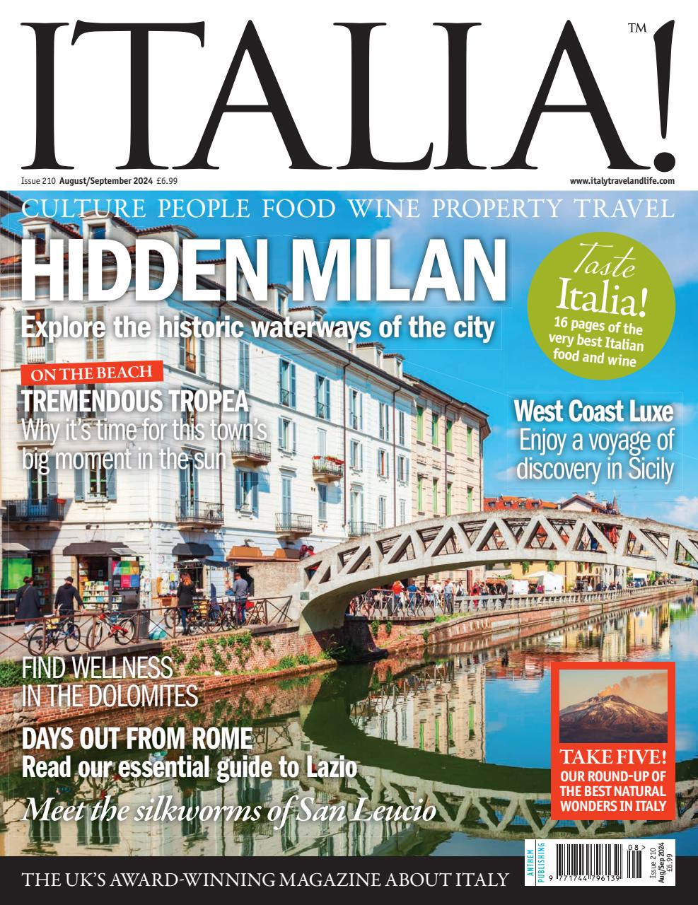 Italia! Magazine Subscriptions and Aug/Sep 2024 Issue