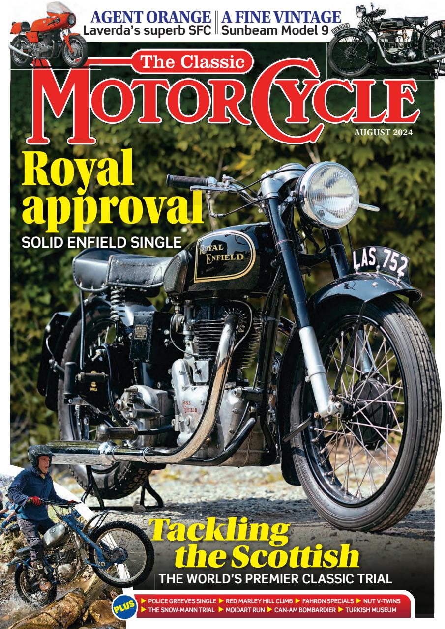 The Classic MotorCycle Magazine - August 2024 Back Issue