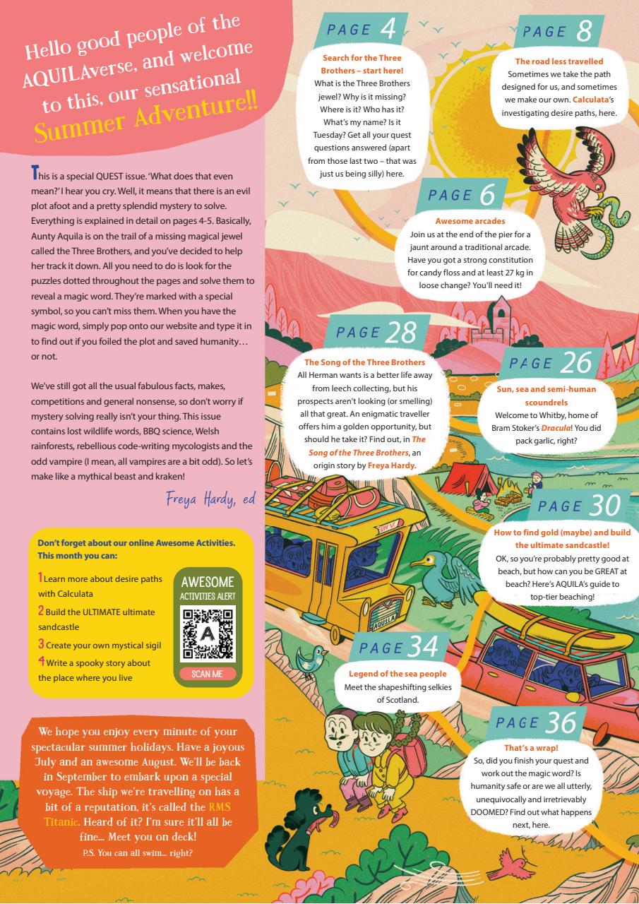 Aquila Magazine Subscriptions and Summer Adventure Issue