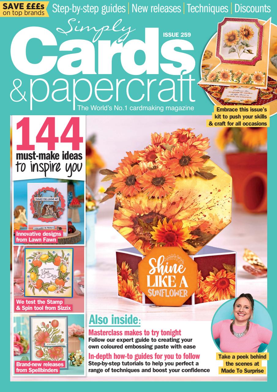Simply Cards & Papercraft Magazine Subscriptions and Issue 259 Issue