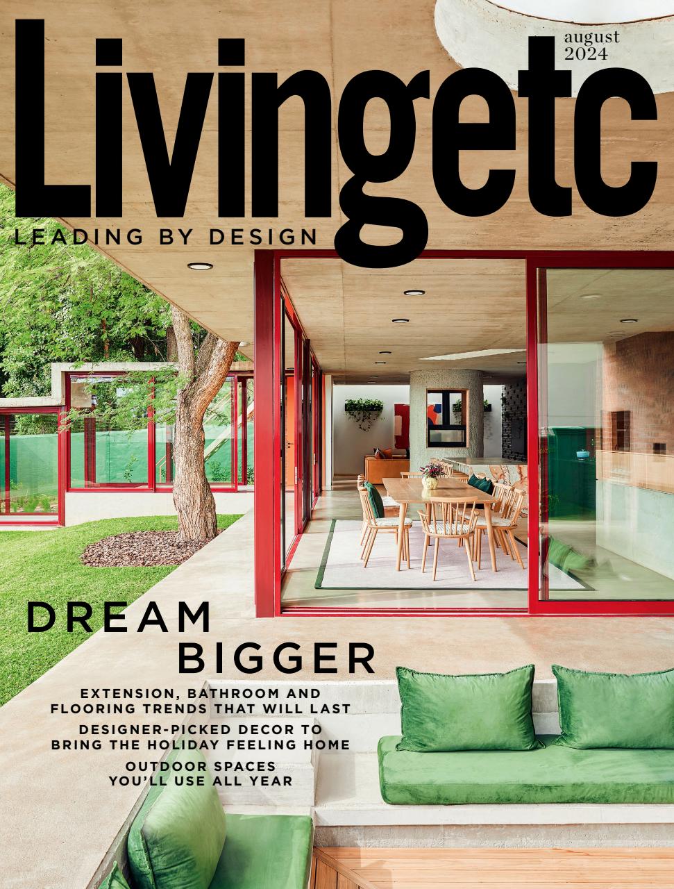 Living Etc Magazine Subscriptions and August 2024 Issue
