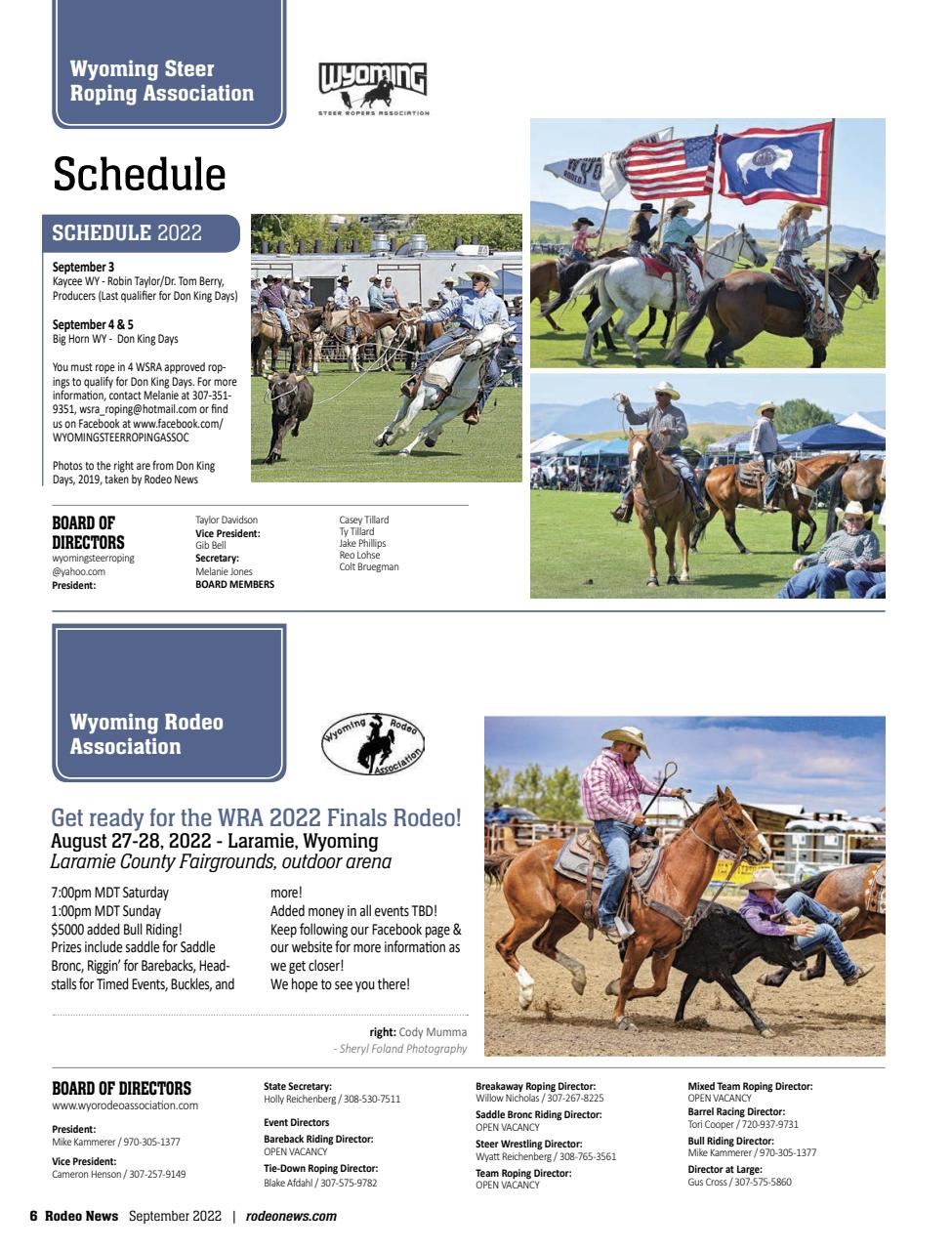 Rodeo Life Magazine - RN September 2022 Back Issue