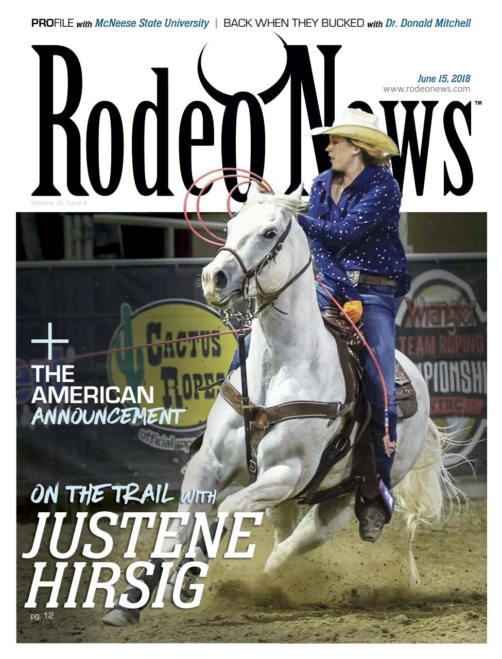 Rodeo Life Magazine - RN June 15th, 2018 Back Issue